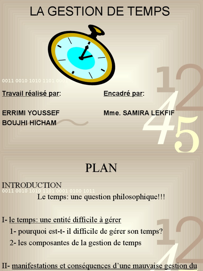 Gestion Du Temps | PDF | Psychologie