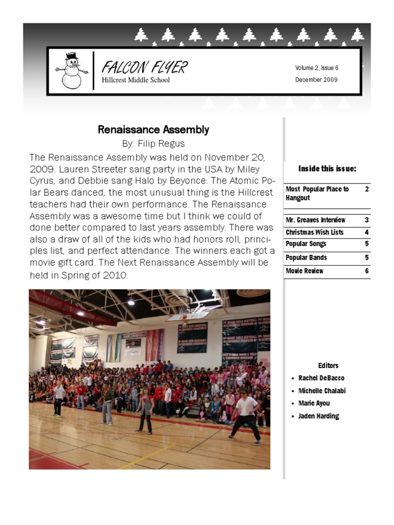 Falcon Flyer - December 2009 | PDF | Leisure