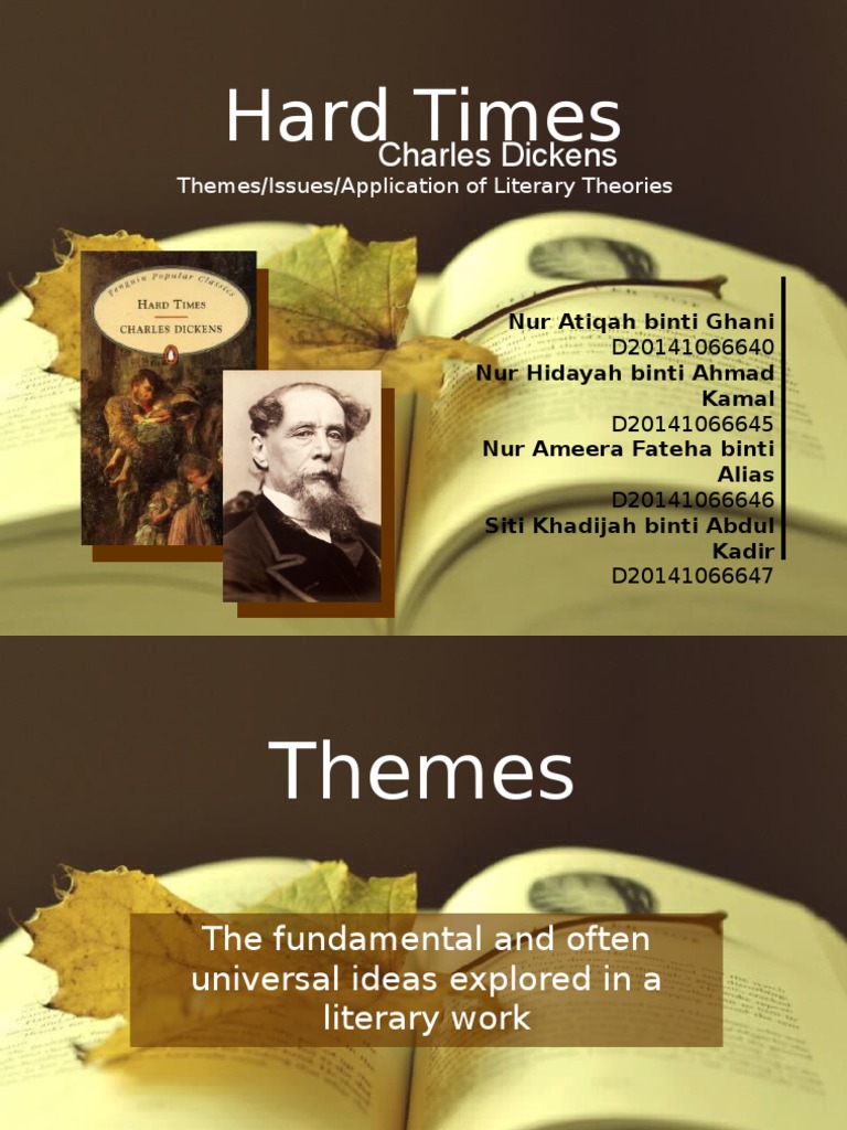 Hard Times Themes Theories | PDF | Hard Times | Science