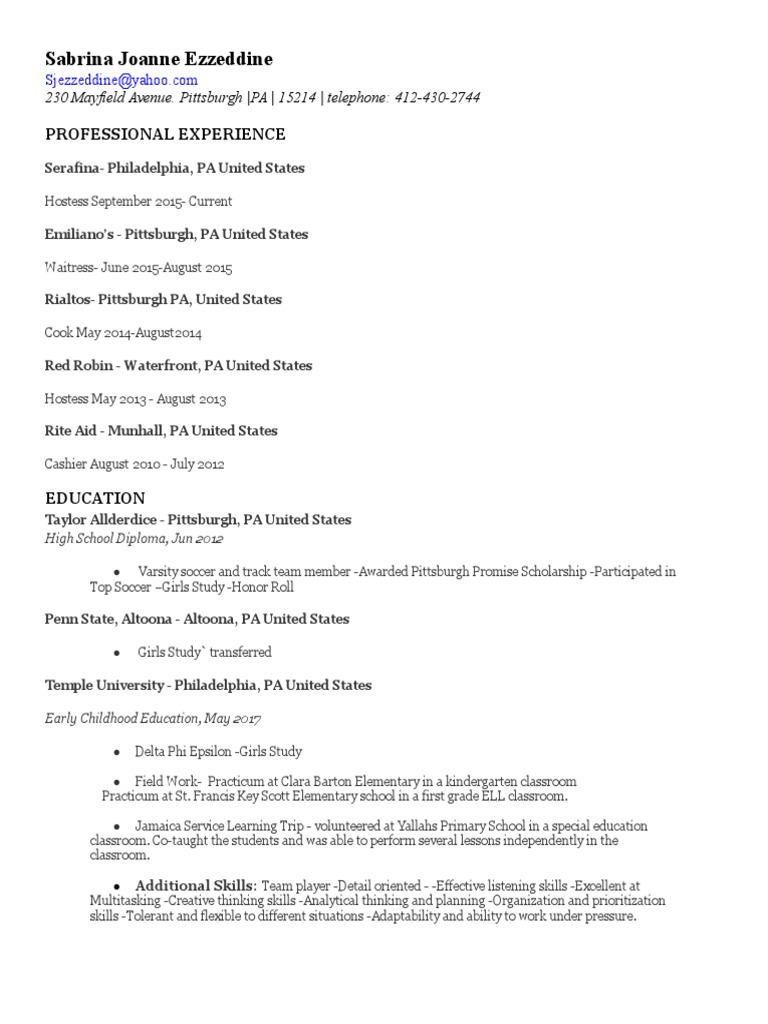 Sabrina Joanne Ezzeddine | PDF