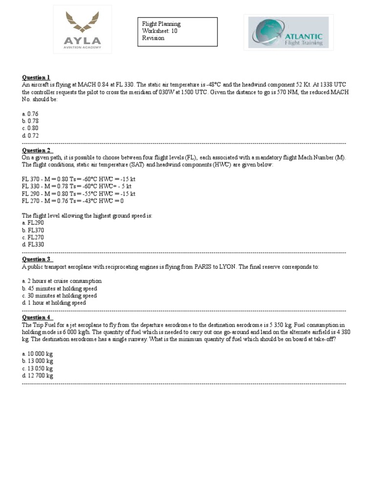 FP10 Revision | Aviation | Aeronautics