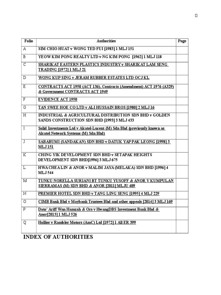 Apellants Bundle of Authorities | PDF | Liquidated Damages | Damages