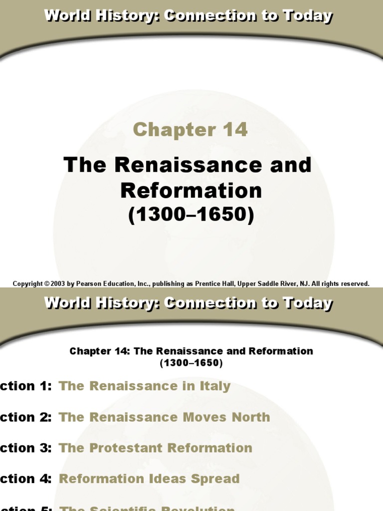 Chapter Renaissance and Reformation | Download Free PDF | Renaissance ...