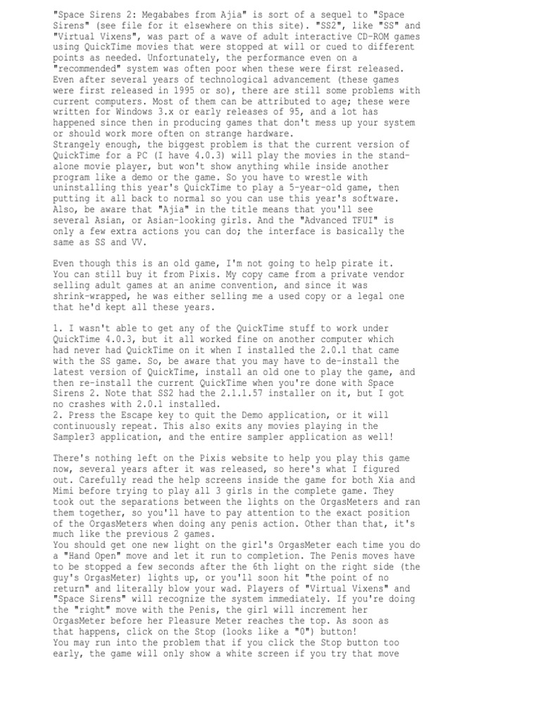 Space Sirens 2, Megababes From Ajia | PDF | Computing | Computing And ...