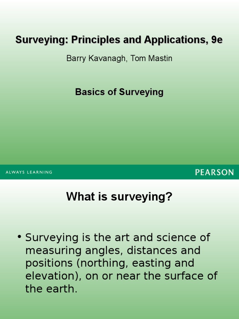 Chapter 1 | Download Free PDF | Surveying | Geodesy