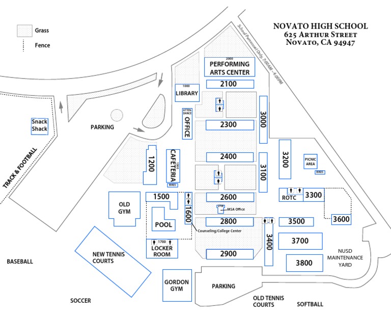 Novato High Map | PDF