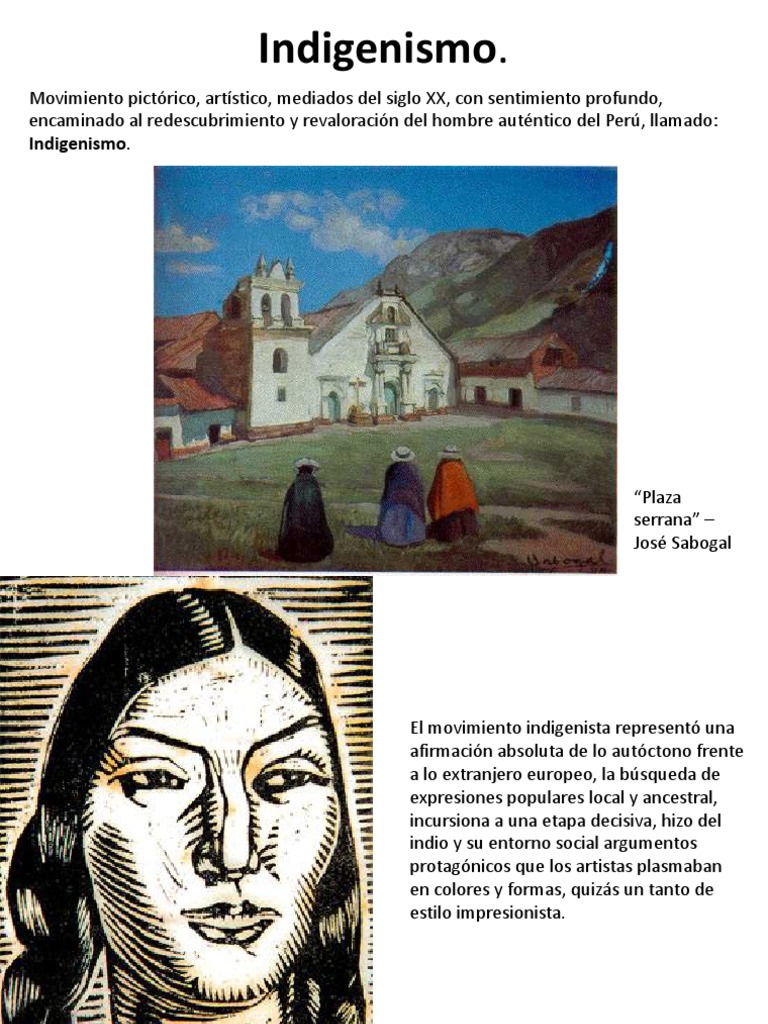 José Sabogal: Precursor del Indigenismo | PDF | Perú | Artes (general)