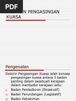 Konsep Pengasingan Kuasa | PDF