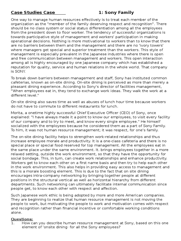 Case Studies Case HRM | Download Free PDF | Motivation | Motivational
