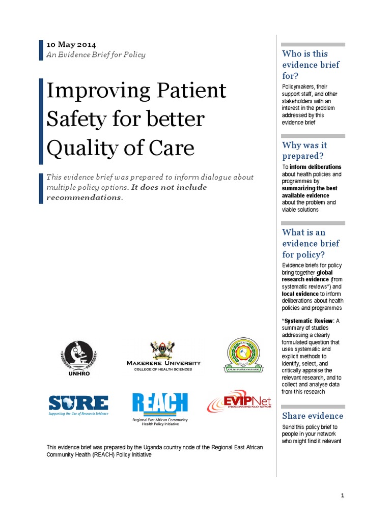 Patient Safety Full Report | PDF | Patient Safety | Nursing