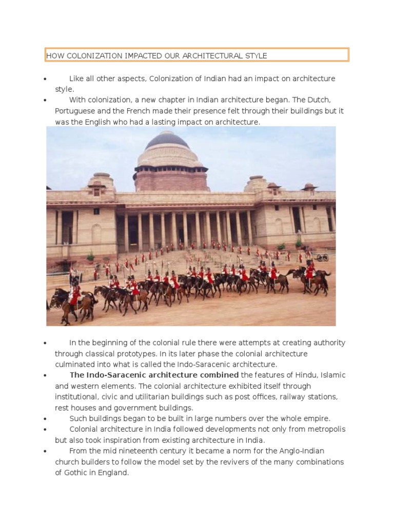 History of Architecture | PDF | Colonialism | Gothic Architecture