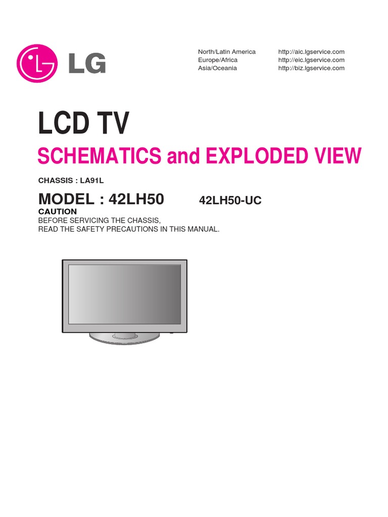 LG 42LH50 Schematic | PDF