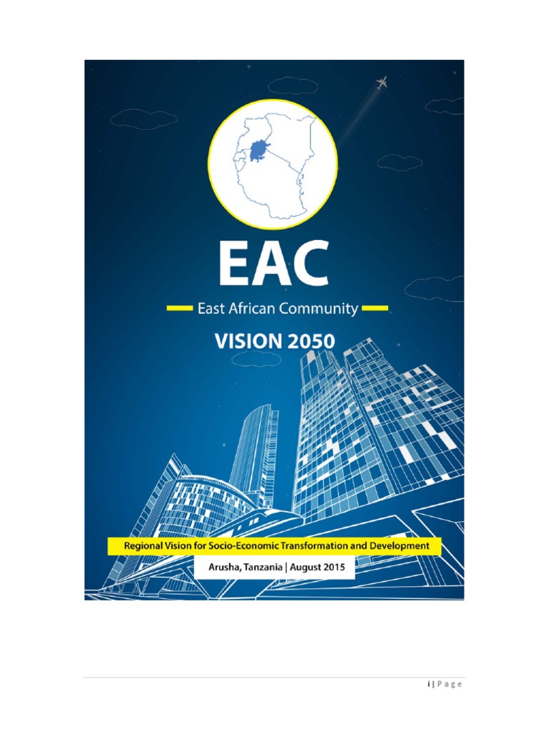 Eac Vision 2050 Final Draft Oct - 2015 | PDF | Tanzania | Competitiveness