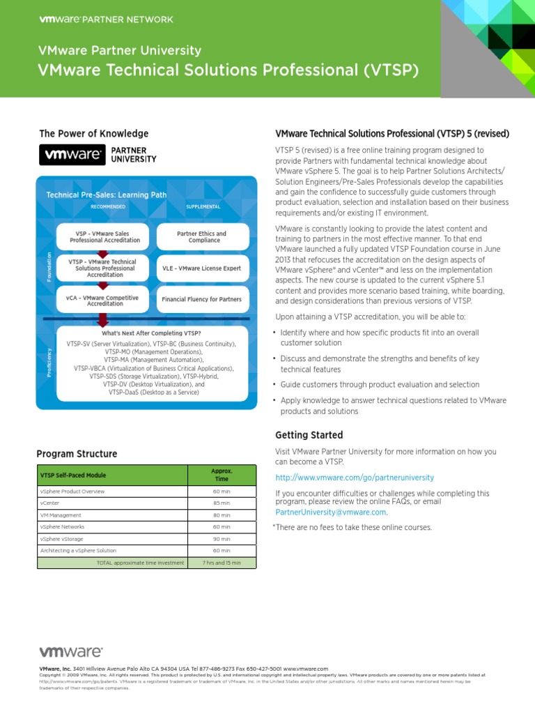 VTSP Technical Training | Download Free PDF | Virtualization | Desktop ...