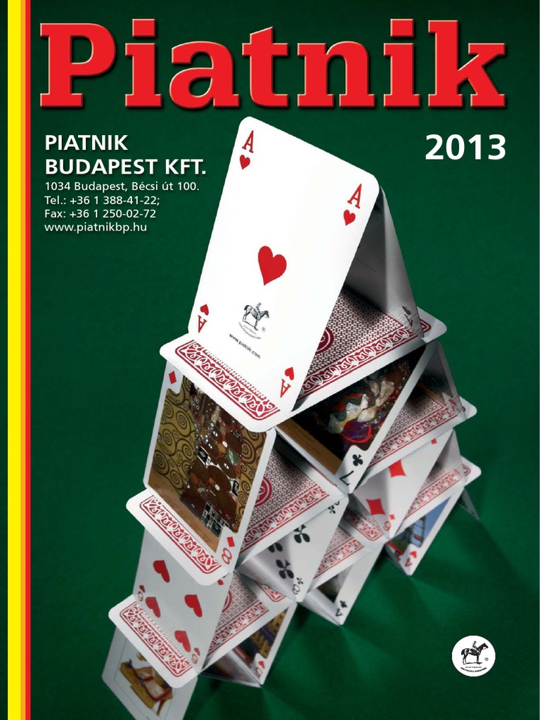 Piatnik Katalogus Kartya 2013 | PDF