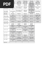 Grade 5 Weekly Timetable | PDF