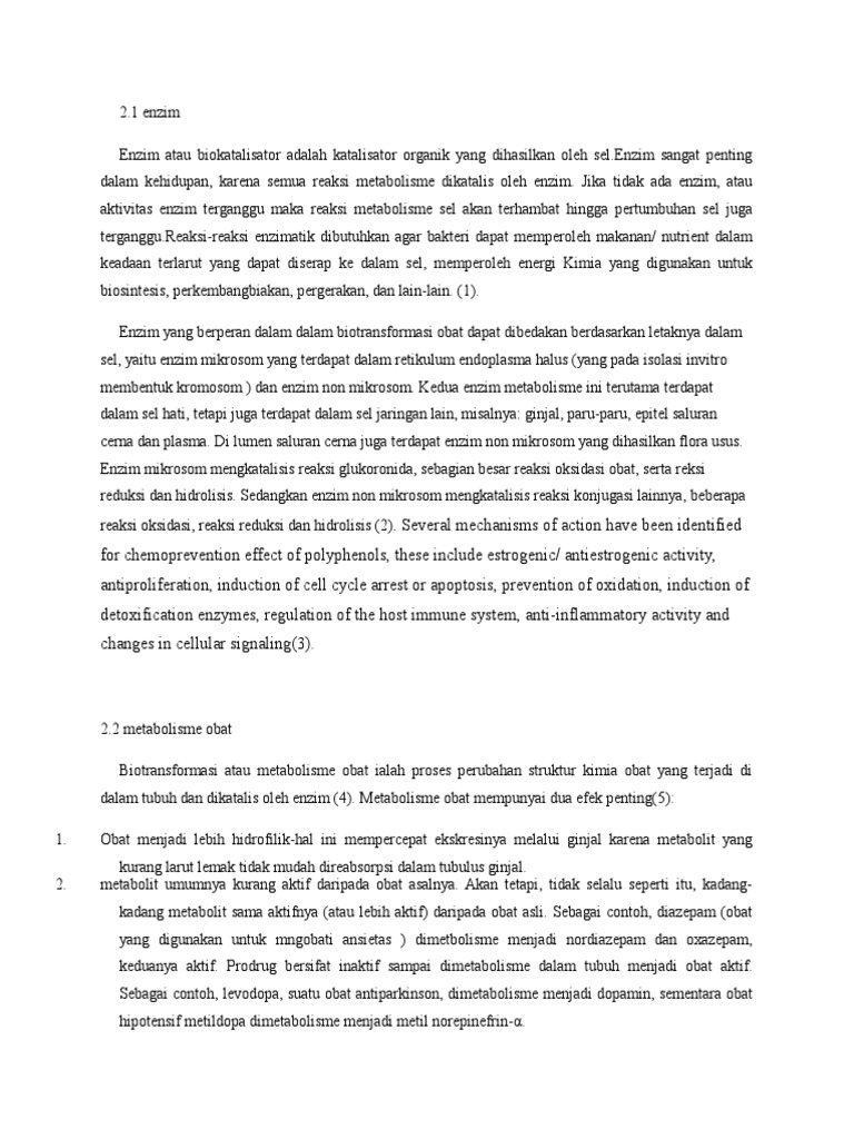 Bab2 Induksi Inhibisi Enzim | PDF