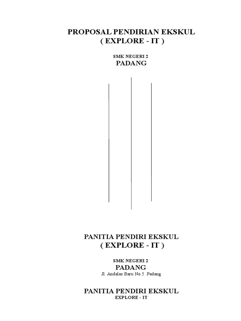 Proposal Ekskul Explore-IT SMK 2 | PDF