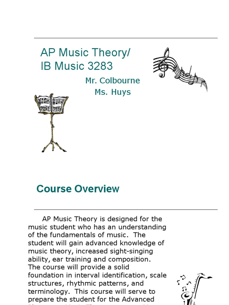 AP Music Theory Overview | Music Theory | Harmony