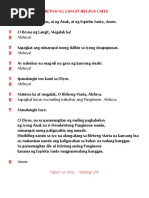 Guide For Commentators (Filipino Mass) | PDF