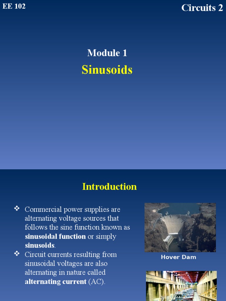 Module 1 - Sinusoids | PDF | Trigonometric Functions | Sine