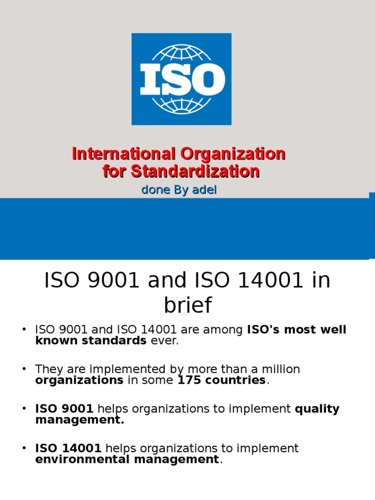 International Organization | PDF | Iso 9000 | Quality Management