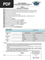 Sample of Letter of Intent To Register As APEC Engineer | PDF