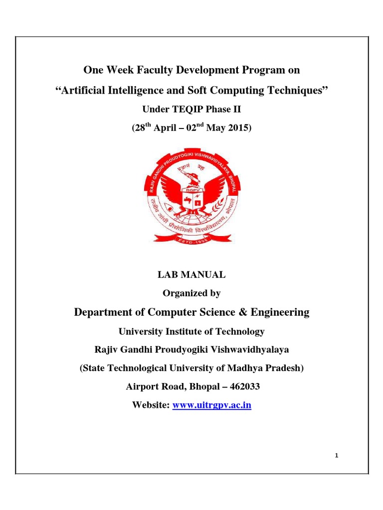 Lab Manual Soft Computing | PDF | Mean Squared Error | Artificial Neural Network