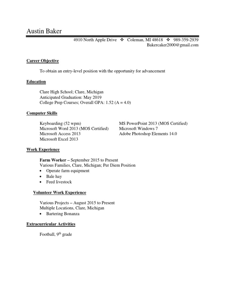 Austin Baker R | PDF | Business
