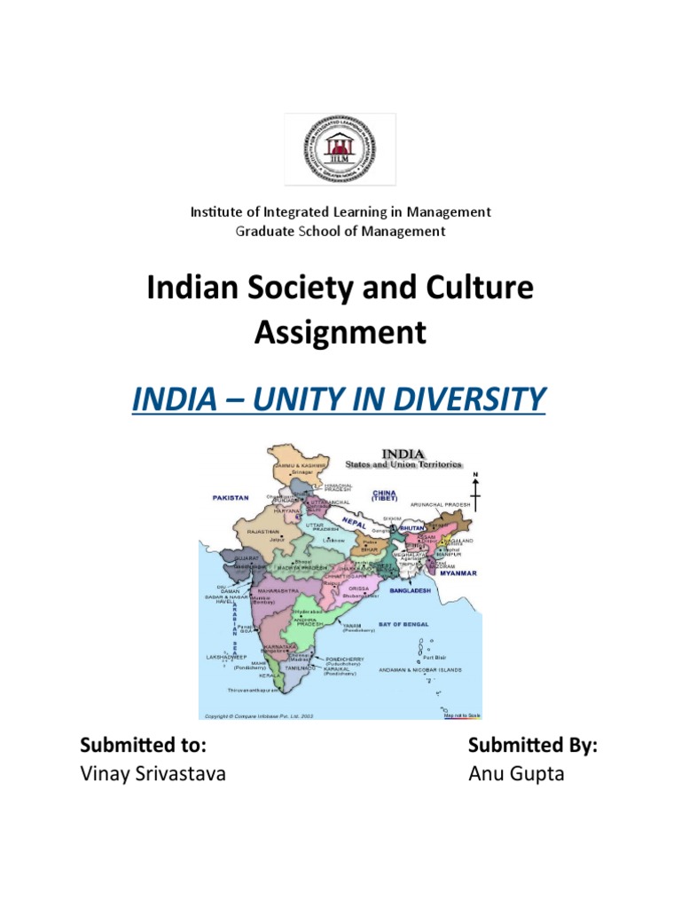 Indian Society and Culture Assignment: India - Unity in Diversity | PDF ...