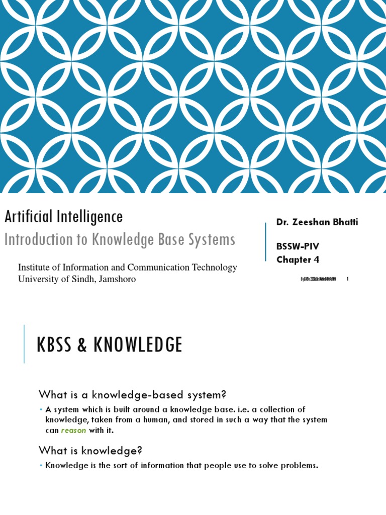 Artificial Intelligence: Chapter 4 Introduction To Knowledge Base ...