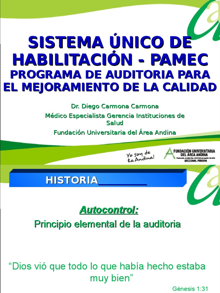 Sistema PAMEC: Mejora de Calidad en Salud | PDF | Calidad (comercial ...