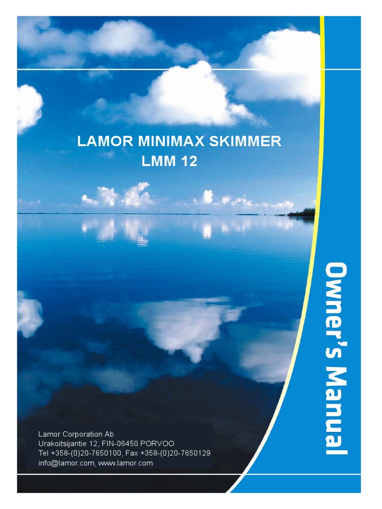 LAMOR MM12 en 1108 Complete | PDF | Pump | Refrigerator