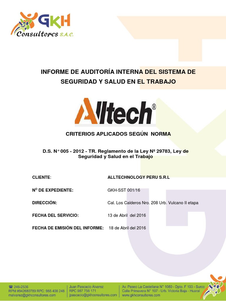 Informe Final Alltech | PDF | Naturaleza | Business