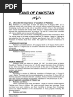 Notes of Pak Studies in English Medium | PDF | Pakistan | Muhammad Ali ...