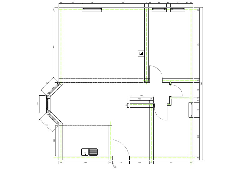 Tlocrt Kuce - AutoCAD | PDF
