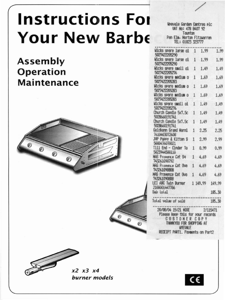 AUSTRALIAN BARBEQUE COMPANY GAS Barbeque Manual | PDF | Business