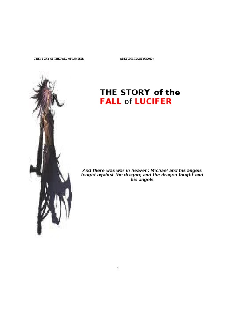 The Story of The Fall of Lucifer | PDF | God The Father | Lucifer