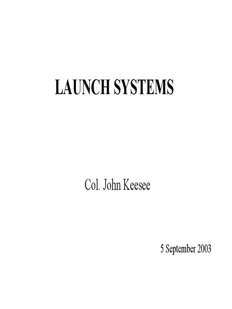l1 Launch System | PDF | Multistage Rocket | Launch Vehicle