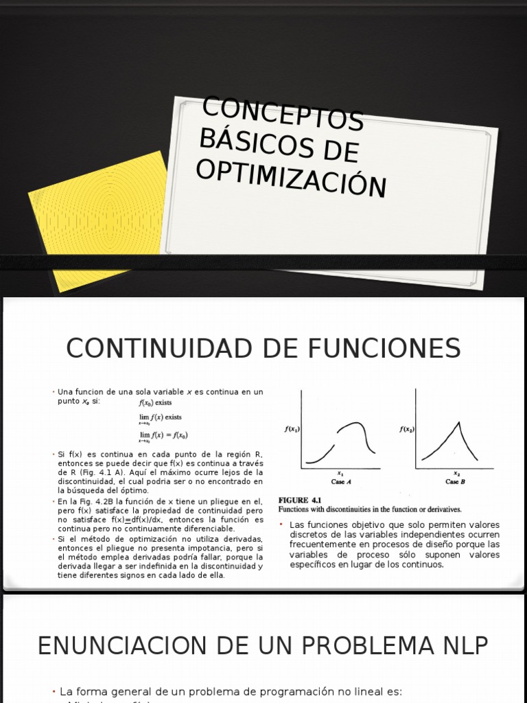 Conceptos Básicos de Optimización | PDF | Conjunto convexo | Optimización Matemática