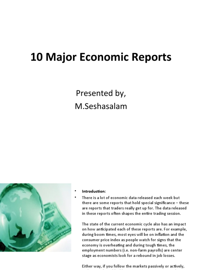 10 Major Economic Reports | PDF | Gross Domestic Product | Index ...