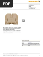 Weidmüller WDU 2.5 Technical Data Sheet | PDF | Manufactured Goods ...