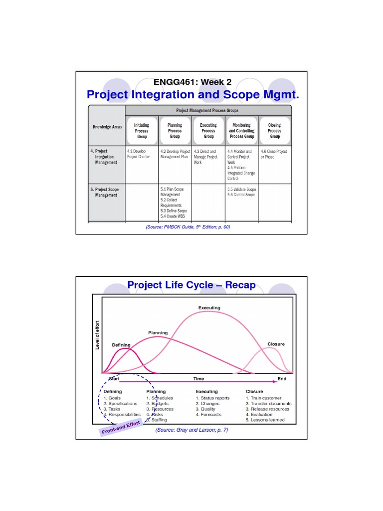 Week 2 - Lecture ENGG461 - Managing Engineering Projects | PDF | Net Present Value | Business