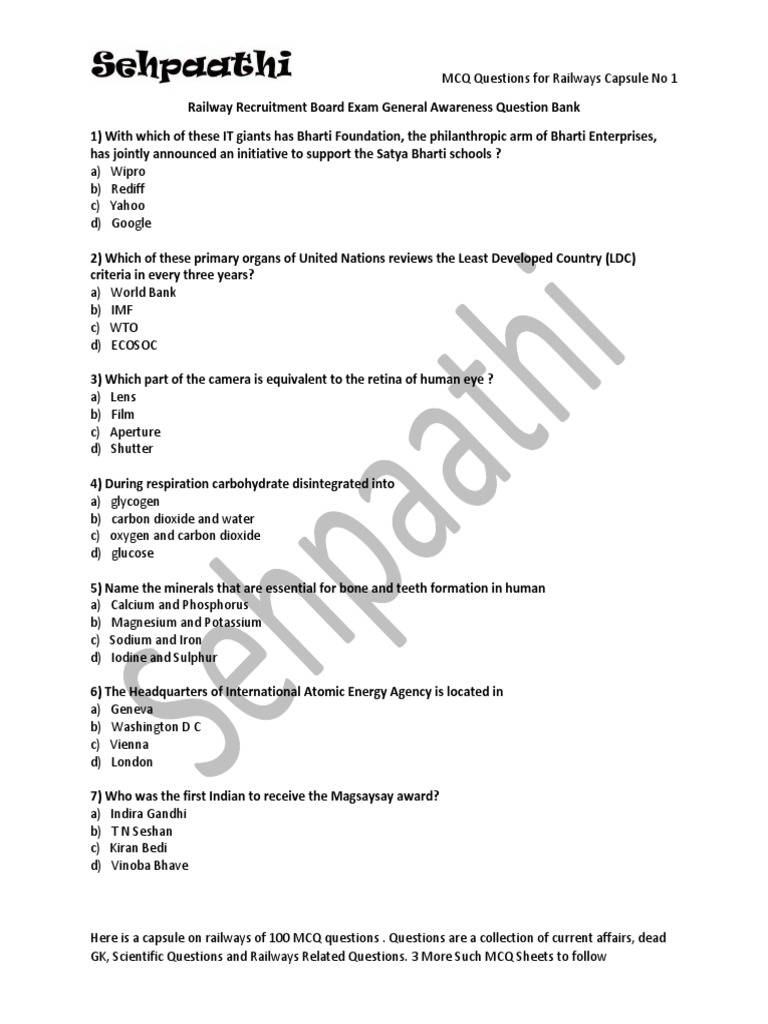 MCQ Capsule PDF 1 | PDF | Nature | Business