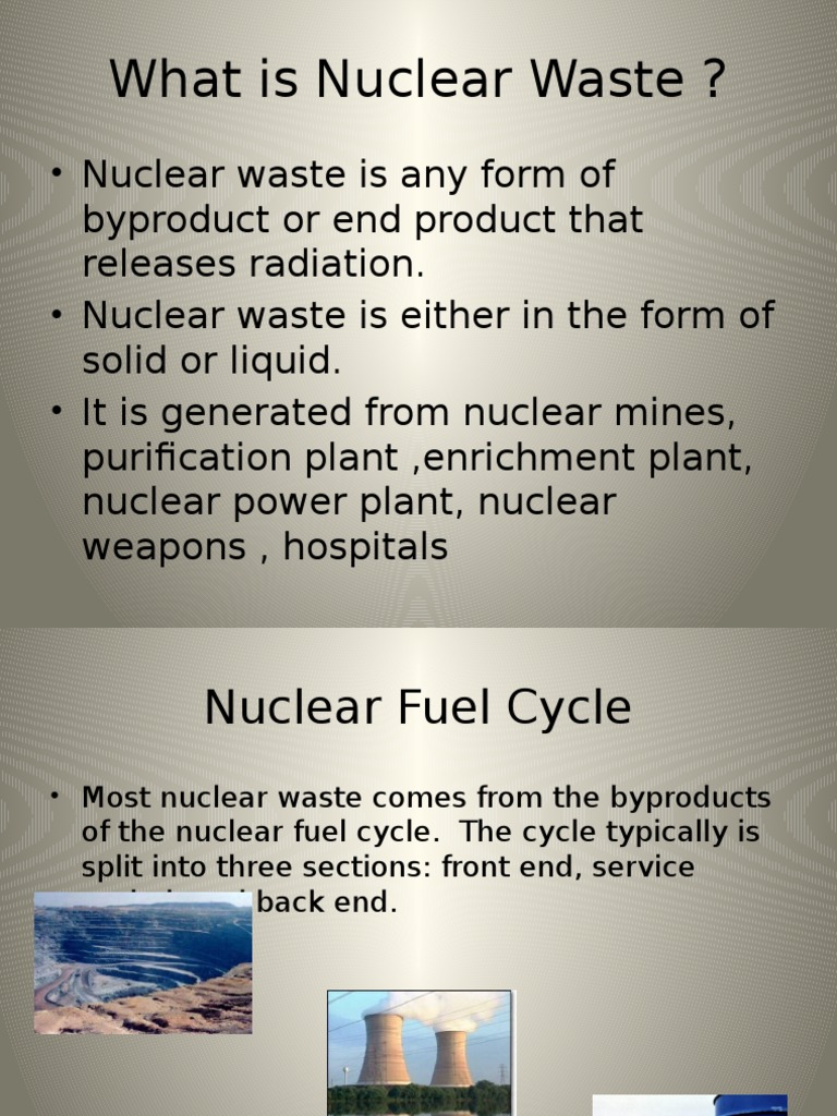 Nuclear Waste Disposal | PDF | Radioactive Waste | Deep Geological ...
