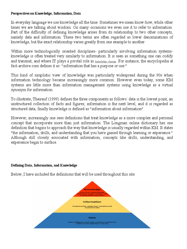 Knowledge Management System Pdf Tacit Knowledge Knowledge Management
