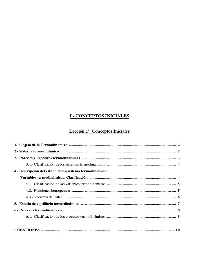 Variables Extensivas e Intensivas | PDF | Termodinámica | Equilibrio ...