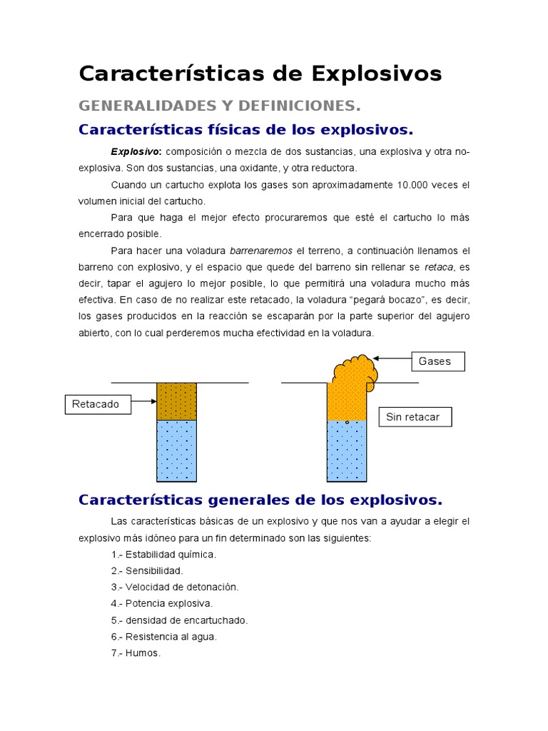 Caracteristicas de Explosivos | Material explosivo | Aluminio