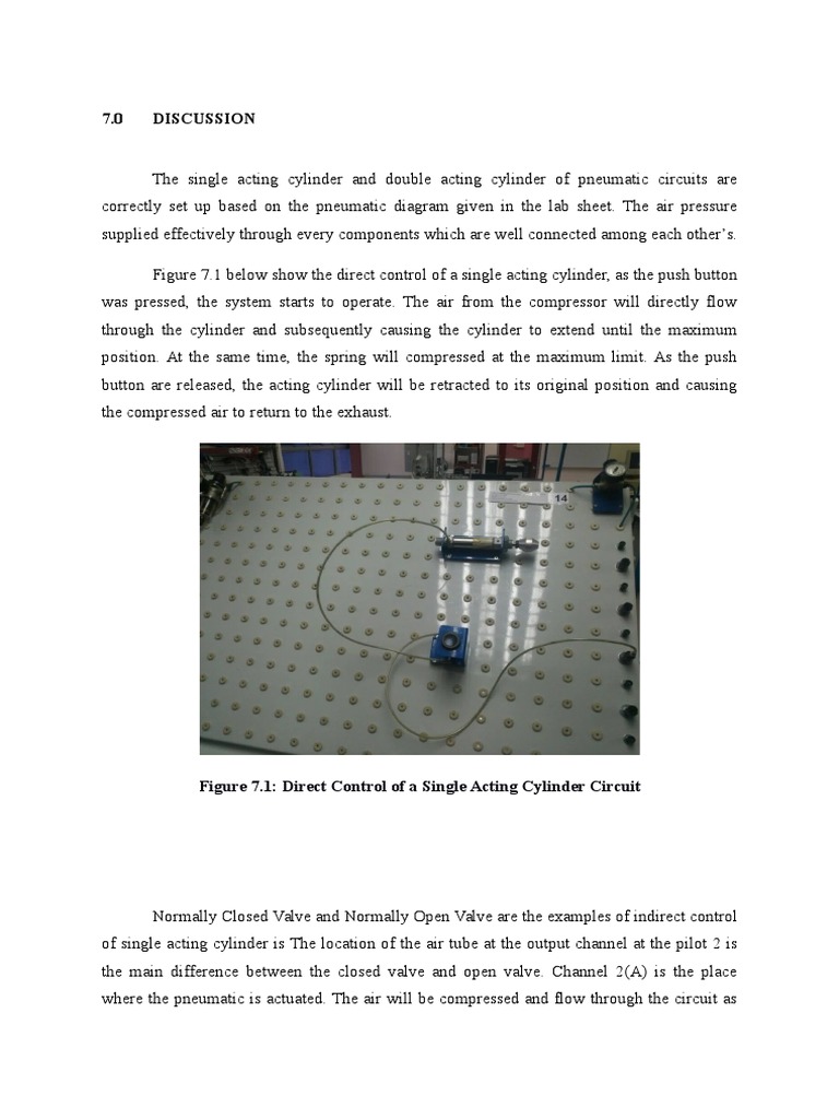 Analysis of Pneumatic Circuits for Direct and Indirect Control of ...