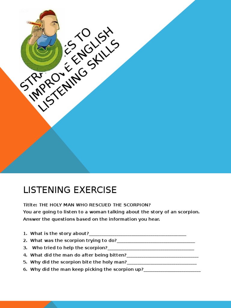 Strategies To Improve English Listening Skills | PDF | Cognition